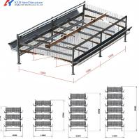China Animal Feeding Chicken Layer Cages 8 Tiers 9 Tiers H Type Layer Hen Cage for sale