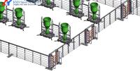 China Modern Steel Poultry Farm Shed Construction , Piggery House Steel Shed Buildings for sale