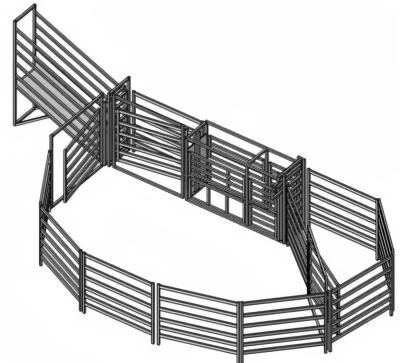 China Livestock Horse Yard Panel Galvanized Portable Horse Corral Panels for sale