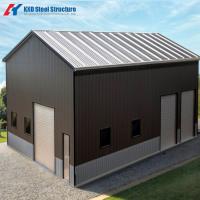 China Prefab House Steel Structure Frame Storage Shed Workshop Steel Building for sale