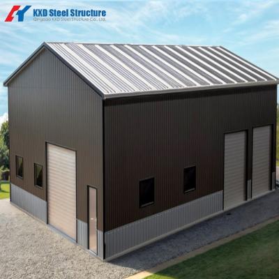 China Prefab House Steel Structure Frame Storage Shed Workshop Steel Building for sale