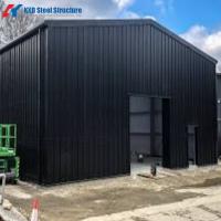 China Fast Install S355 Multi Story Prefabricated Light Steel Warehouse Building Plans Shed Kit for sale