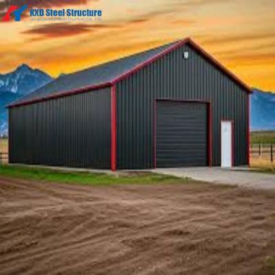 China Livestock Shelter Dairy Farm Barn Steel Structure Cow Shed for Live Cattle for sale