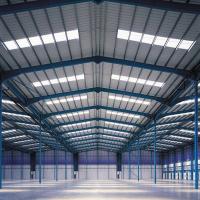 China Prefabricated Warehouse Steel Shed with Snow Load Capacity Up to 50 psf and Light Steel Q355 Q235 Main Frame for Customized Structural Design for sale