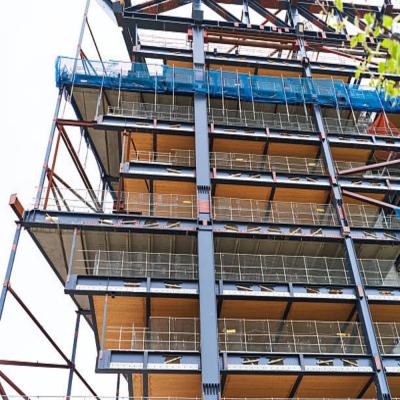 China Prefabricated Steel Structure Building with Q235/Q345 Steel and Fire-resistant Materials for 20-50 Years Service Life for sale