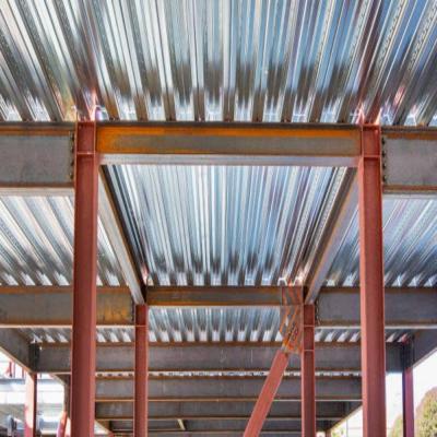 China High-strength steel prefab steel building with 50+ years lifespan and customizable design for industrial and commercial use for sale