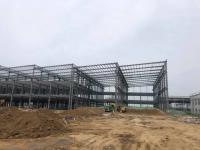 China Quick Assembly Prefabricated Steel Structure Building Bolt Connection Easy Installation Industrial Commercial for sale