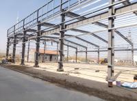 China Q235B Prefabricated Steel Frame Building System Construction for Commercial Warehouse Fast Assembly Minimal Maintenance for sale