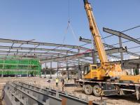 China Pre Engineered Metal Building Q355B Welded H Beam Steel Frame Structure Construction For Industrial Storage for sale