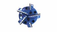 China Gas PDC Drill Bit 3 Blades 4 Blades 5 Blades Diamond Drill Bit Oil And Gas for sale