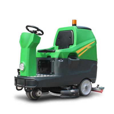 China DQX86A Floor scrubber with 86 cm cleaning width front-wheel drive for uphill surfaces CE certified for sale