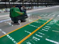 China DQX86A Floor scrubber with 86 cm cleaning width front-wheel drive for uphill surfaces CE certified for sale