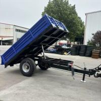 China 7CX-2E Single axle and two Tyres Trailer for sale