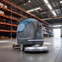 China Marshell i‑M5 Walk‑behind Floor Scrubber – 60/65L Tank, 6hr Runtime, Commercial Floor Cleaner for sale