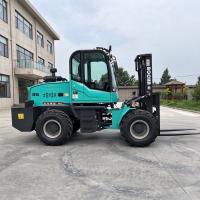 China BOCHA 35‑A 3.5T Articulated Diesel Rough Terrain Forklift, 3500kg Load Capacity, 3m Lifting Height, China Stage IV Quanchai Engine for sale