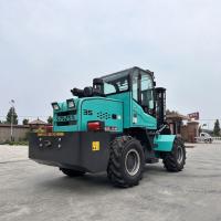China BOCHA 35‑A 3.5T Articulated Diesel Rough Terrain Forklift, 3500kg Load Capacity, 3m Lifting Height, China Stage IV Quanchai Engine for sale