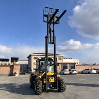 China BOCHA 35‑A 3.5T Articulated Diesel Rough Terrain Forklift, 3500kg Load Capacity, 3m Lifting Height, China Stage IV Quanchai Engine for sale