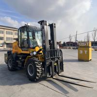 China BOCHA 35‑A 3.5T Articulated Diesel Rough Terrain Forklift, 3500kg Load Capacity, 3m Lifting Height, China Stage IV Quanchai Engine for sale