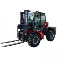 China BOCHA 35 3.5T Diesel Rough Terrain Forklift, 3500kg Rated Load, 3m Lifting Height, Quanchai 495 China Stage IV Diesel Engine for sale