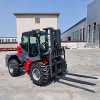 China BOCHA 35 3.5T Diesel Rough Terrain Forklift, 3500kg Rated Load, 3m Lifting Height, Quanchai 495 China Stage IV Diesel Engine for sale