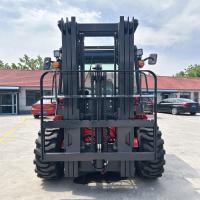 China BOCHA 35 3.5T Diesel Rough Terrain Forklift, 3500kg Rated Load, 3m Lifting Height, Quanchai 495 China Stage IV Diesel Engine for sale