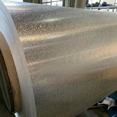 China Hangxi Metal 1250mm Embossed Aluminum Coil Mill Finish Color Coated for sale