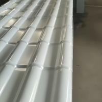 China 0.13mm-0.8mm Thickness Metal Corrugated Roofing Sheets With 3.85 Cm4/M Section Resistance Moment for sale