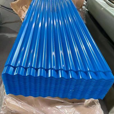 China Color Coated Galvanized Steel Corrugated Metal Roofing Sheet with 0.3mm - 1.2mm Thickness for Roofing and Cladding for sale