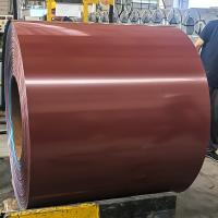 China PE PVDF HDP SMP Color Coated Steel Coil 0.11mm-1.2mm Long Service Life for sale