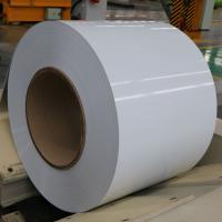 China Construction Polyester White Aluminum Coil Stock 600-1250 Mm And Custom Sizes for sale