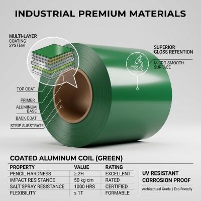 China Anti-Scratch Durable Surface Coated Aluminum Coil for Australian Premium Construction Standards for sale