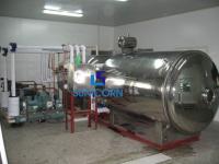 China High Efficiency Large Freeze Dryer , Freeze Dried Fruit Machine 50sqm 500kgs for sale