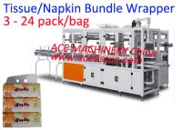 China Full Auto Napkin Paper Packing Machine 3 - 48 Bag/Bundle For Hand Towel for sale