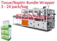 China Paper Napkin Facial Tissue Packing Machine 3 - 48 Bag/Bundle Full Automatic for sale