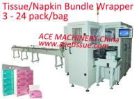 China Double Lane Facial Tissue Packing Machine Fully Automatic For Napkin Paper for sale