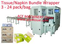 China Fully Automatic Soft Facial Tissue Packing Machine Multiple PE Bags PLC Control for sale