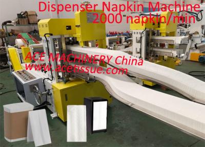China Taiwan Technology Z Fold Paper Napkin Machine With Embossing And Color Printing for sale
