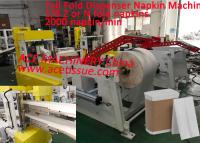 China High Speed Napkin Tissue Paper Processing Machine 2 Lanes With Printing Embossing for sale