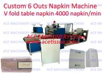 China High Speed 4000 Napkin/Minute Tissue Paper Folding Machine With Cover for sale