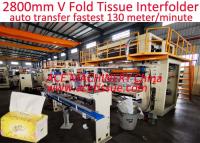 China Speed 130 M/min 3000mm Facial Tissue Paper Machine With Fully Auto Transfer System for sale
