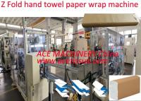 China Automatic Interfolded Paper Towel Packaging Machine with paper sleeve wrap for sale