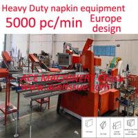 China 6000 Napkin/minute Fastest Napkin Machine For Embossing Bulky Dispenser Napkin for sale