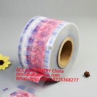 China 40 Microns / 0.04mm 8 Colors Printed Packaging Film Roll For Facial Tissue Paper Packaging for sale