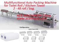 China Heavy Duty Tissue Paper Packing Machine for Multi Roll Sizes Approx. 2500–3500 Kg for sale