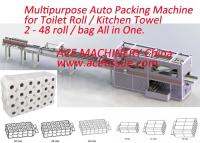 China Heavy Duty Tissue Paper Packing Machine with Latest Europe Design Fully Automatic Kitchen Towel Packaging Machine for sale