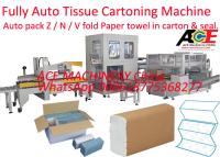 China Power Supply 415V50Hz Optional Tissue Paper Packing Machine Easy Maintenance Parent Roll Paper Towel Folding Packing Cartoning Case Packer Palletizer Workflow for sale