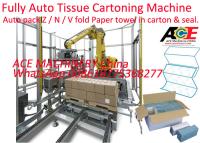 China Paperboard Thickness 300–400g/m2 Tissue Paper Cartoning Packing Machine Featuring Custom Packing Format and 415V 50Hz Power Supply for sale