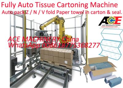 China Paperboard Thickness 300–400g/m2 Tissue Paper Cartoning Packing Machine Featuring Custom Packing Format and 415V 50Hz Power Supply for sale