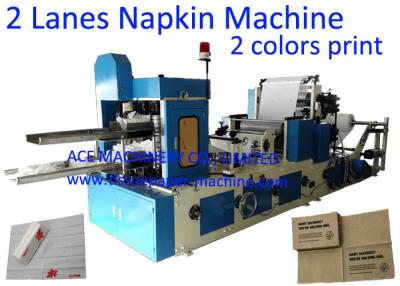 China 1/6 Folding 30x30cm Napkin Tissue Paper Machine for sale
