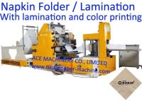 China Single Lane 1/8 Folding Napkin Tissue Paper Machine for sale